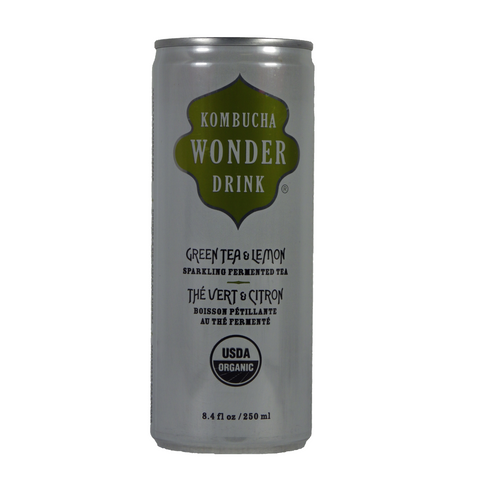 Kombucha Wonder Drink - Sparkling Fermented Tea - Single serving cans ...