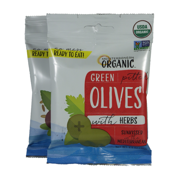 Mediterranean Organic - Olives - Single serving pouches – Nutriate ...